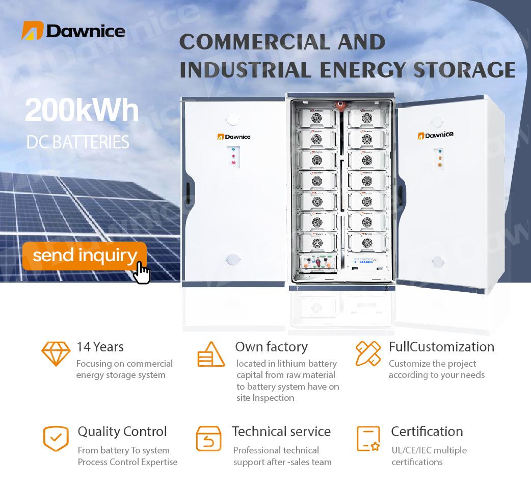 Dawnice 200kWh HV Commercial Energy Storage System - HZEB-HCT-200 (China Manufacturer) - Battery ...