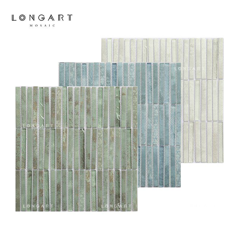 Inkjet Bamboo Glass Mosaic Tile (China Manufacturer) - Mosaic Tile ...
