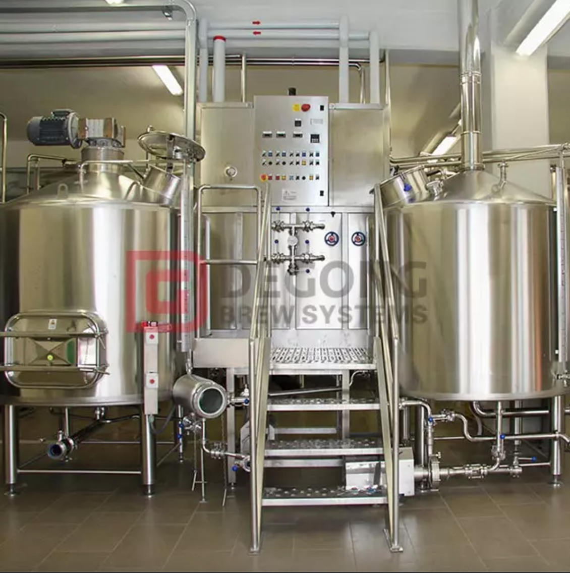 25 HL Brewery System 2-Vessel Semi-Automated Craft Beer Brew house ...