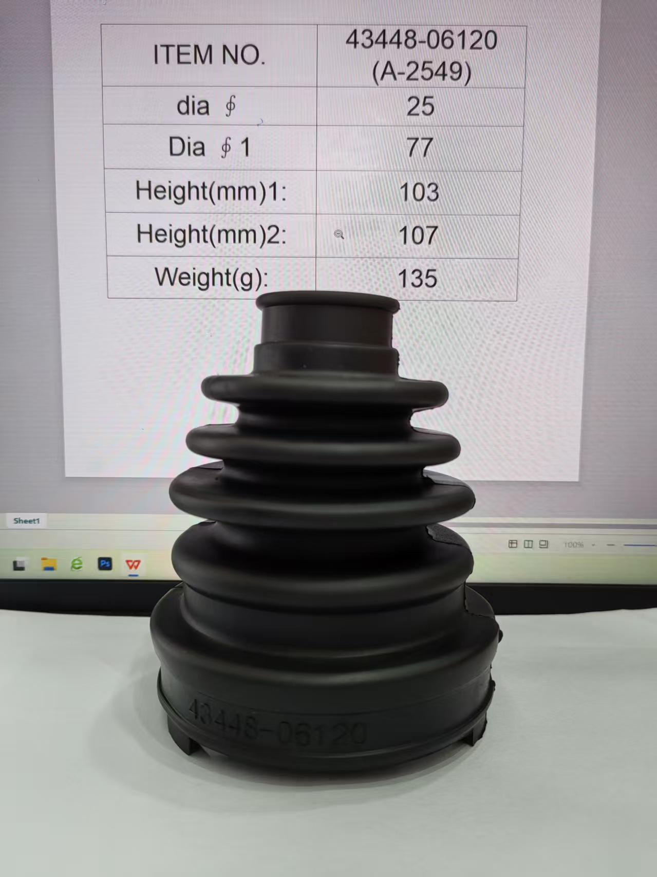 auto parts gomas de tripoides cv boot kits - 43448-06120 - NAIYI (China ...