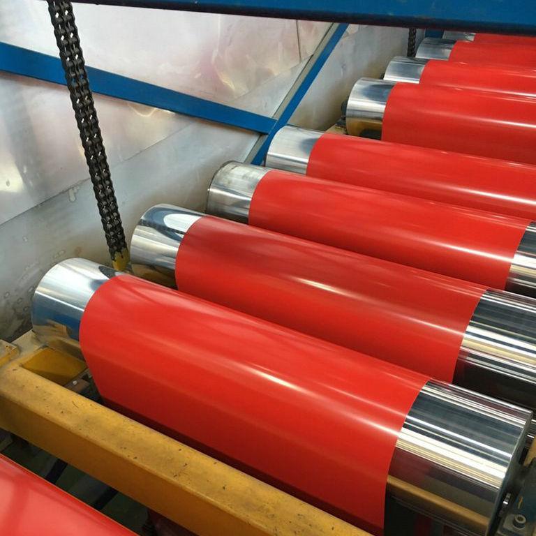 3105 Color Coated Aluminum Coils 0.5mm 0.7mm Thick H18 Color Coated ...