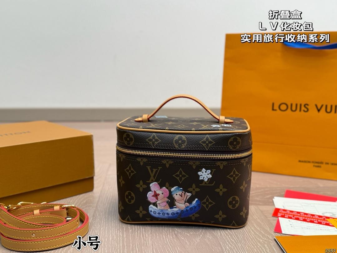 Louis Vuitton LV M26647 Nice Mini Toiletry Bag Monogram canvas
