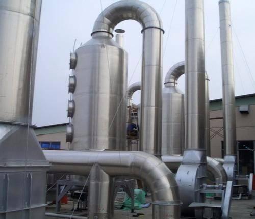 Stainless steel spray tower exhaust gas treatment equipment, acid mist ...