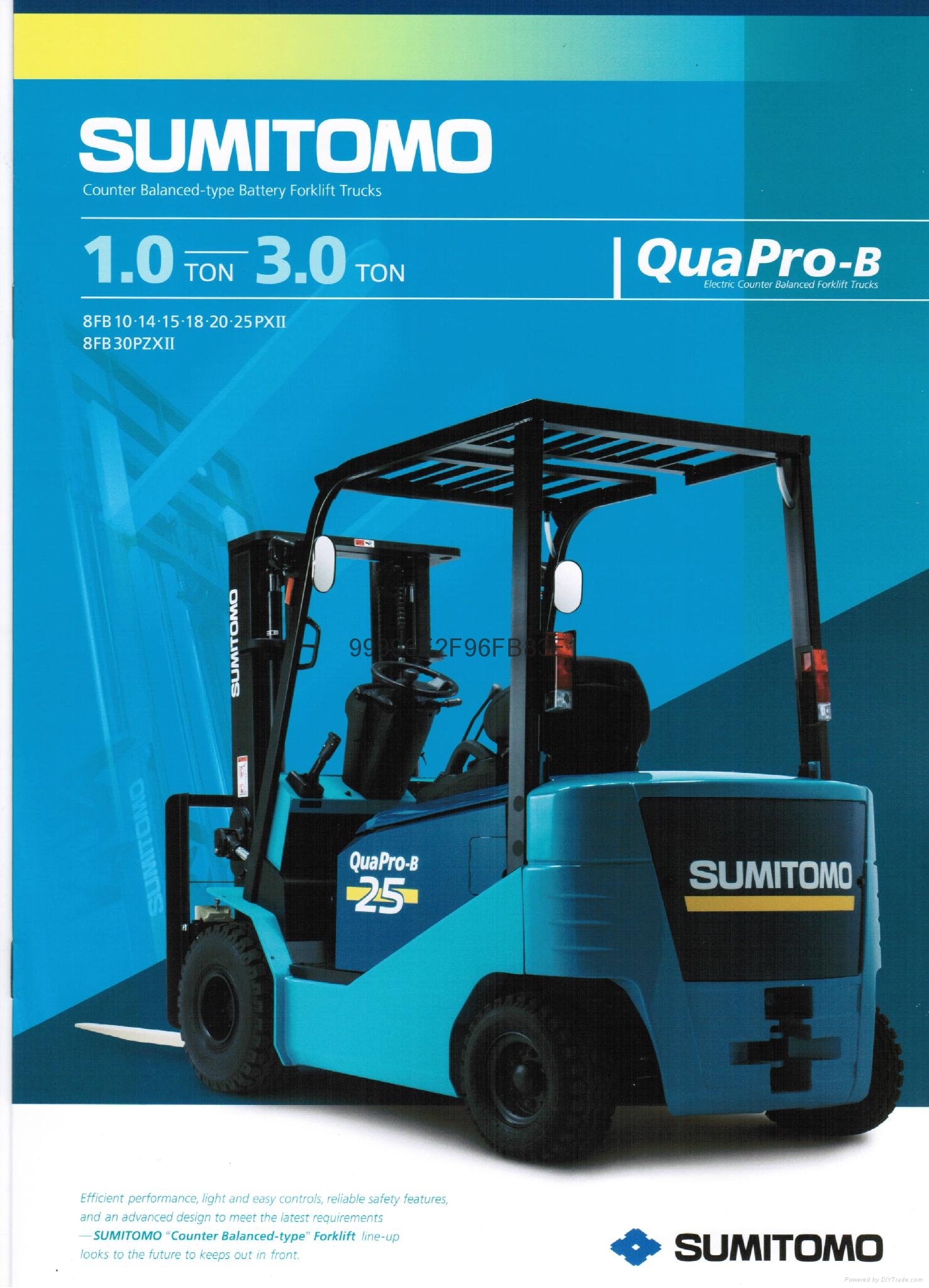 SUMITOMO BATTERY FORKLIFT - 8FB15PX (Hong Kong Trading Company) - Other ...