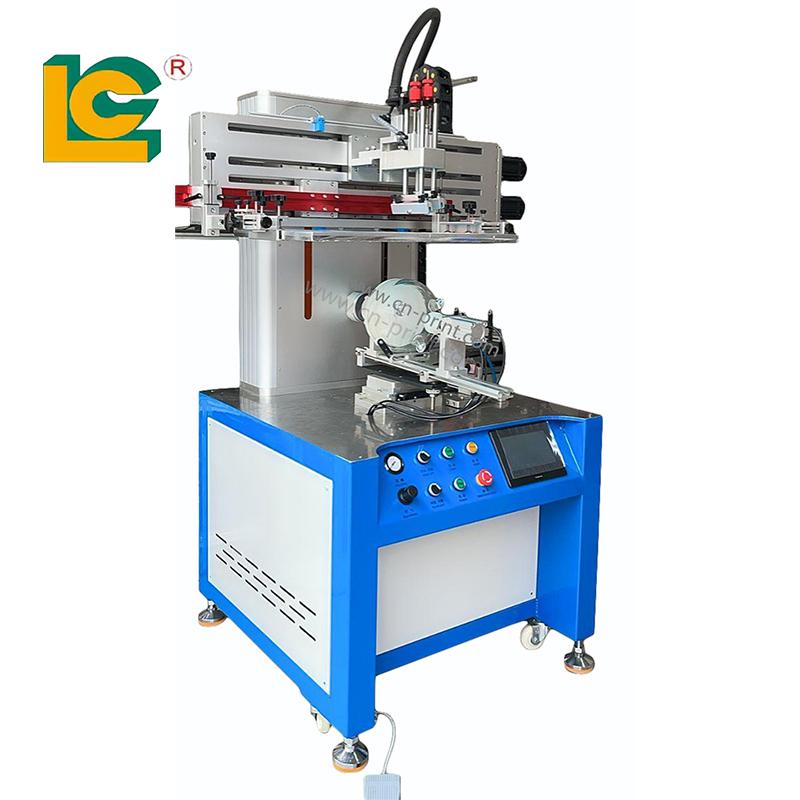 CNC servo special-shaped bottle screen printing machine Multi Color ...