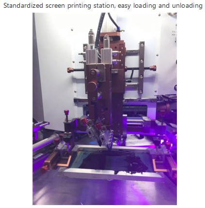 Full automatic 5 color servo control UV screen printing machine for ...