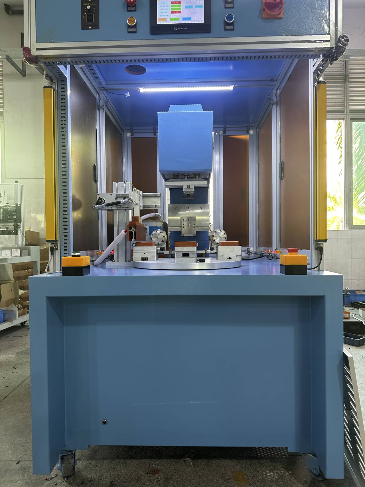 High precision rotary servo 1color pad printing machine - China