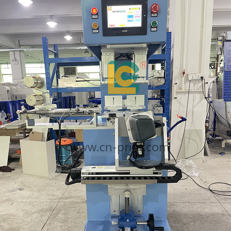 LC Automatic 2 color servo rotary fixture pad printing machine - China