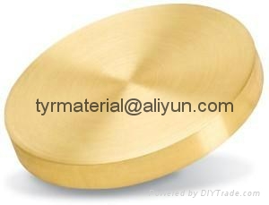 Gold (Au) sputtering targets use in decorate thin film coating CAS 7440 ...
