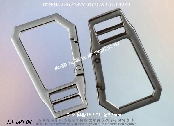 Metal hook and loop 25mm - LX-104-11 - Buckle Design and Manufacturing ...