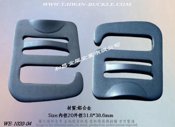 Aluminum alloy adjust buckle - WE-1038-15 - Taiwan Webbing Metal ...