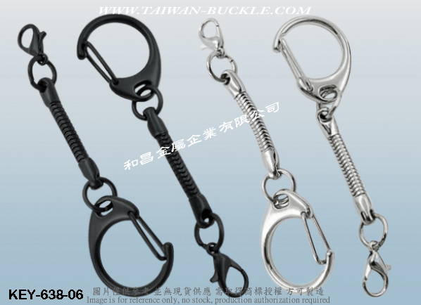 Snake chain keychain - KEY-638 - Keychain Metal Buckle Accessories ...