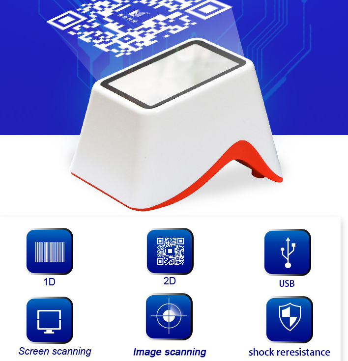 mobil payment Pos Terminal 2d qr barcode scanner for android/ iso ...