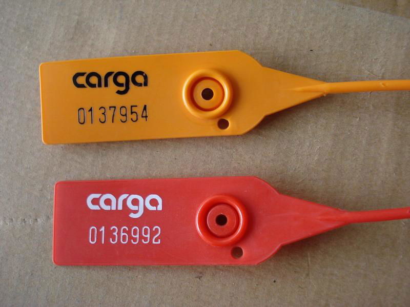 D-09 Pull tight Tamper Evident Plastic Seals, Security Tag, Metal ...