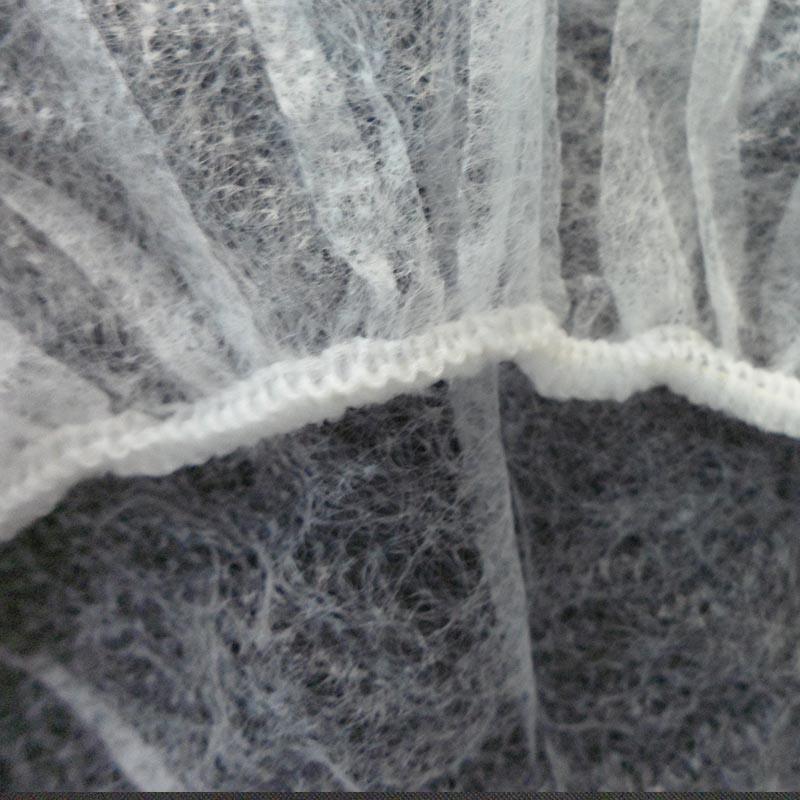 Non-woven Disposable Bouffant Caps Blue Hairnets Head Covers Round Cap ...