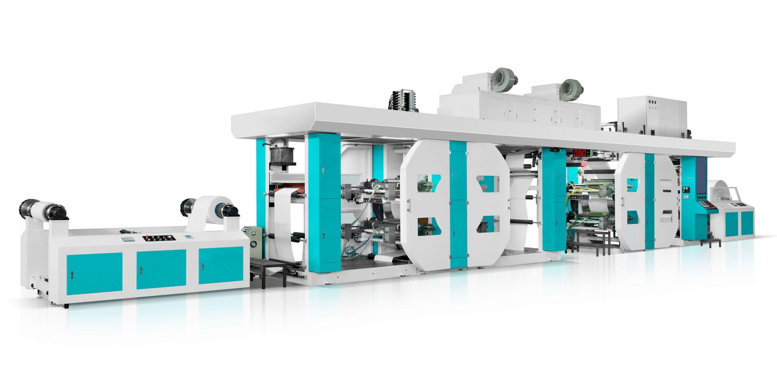 4+4 satellite duplex valve woven bag flexographic press - HongTao ...