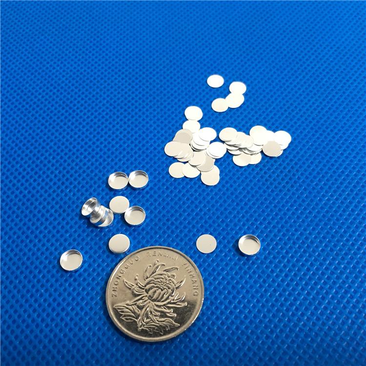 Aluminum crucible with lid DSC pan for thermal analysis test of liquid ...