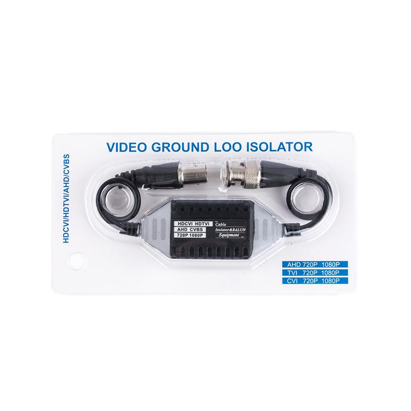 HD-CVI/AHD/TVI/CVBS BNC male to BNC female Video Ground Loop Isolator ...