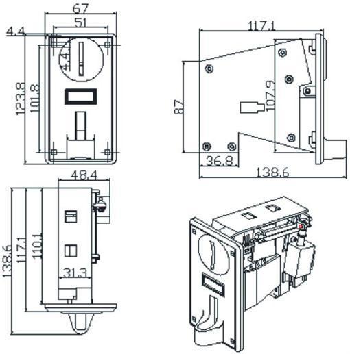 TR188 - Intelligent Single Coin Acceptor (China Trading Company ...