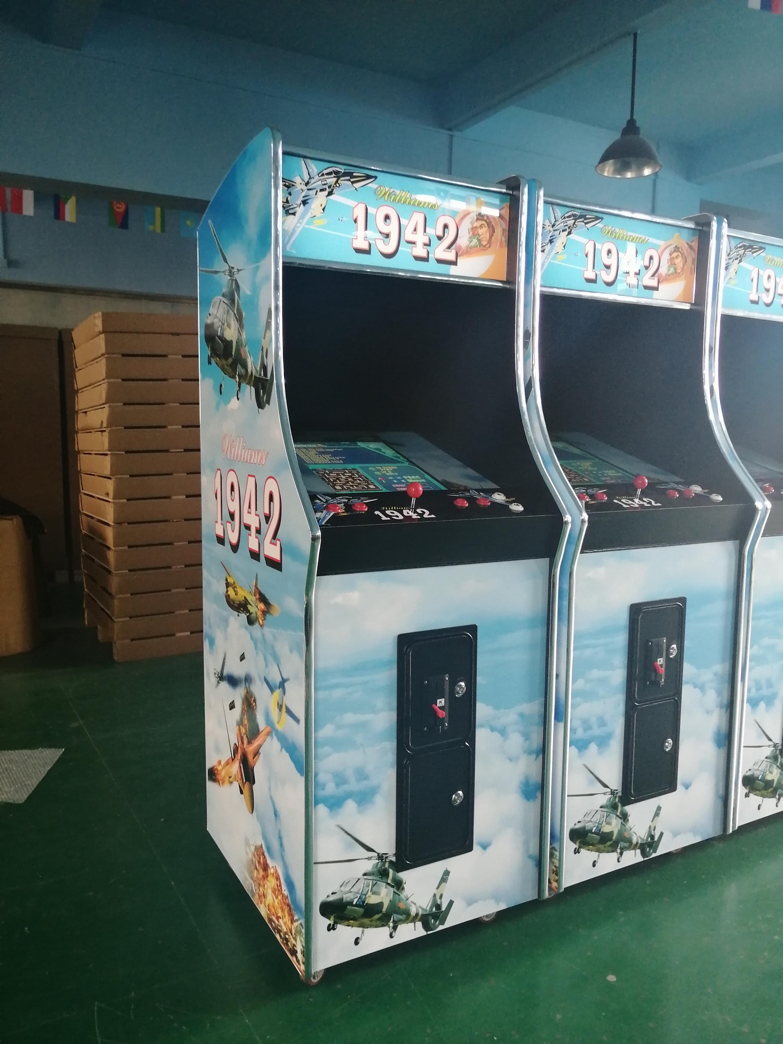 Classcial upright arcade cabinet 1942 game machine (G065) - panda ...