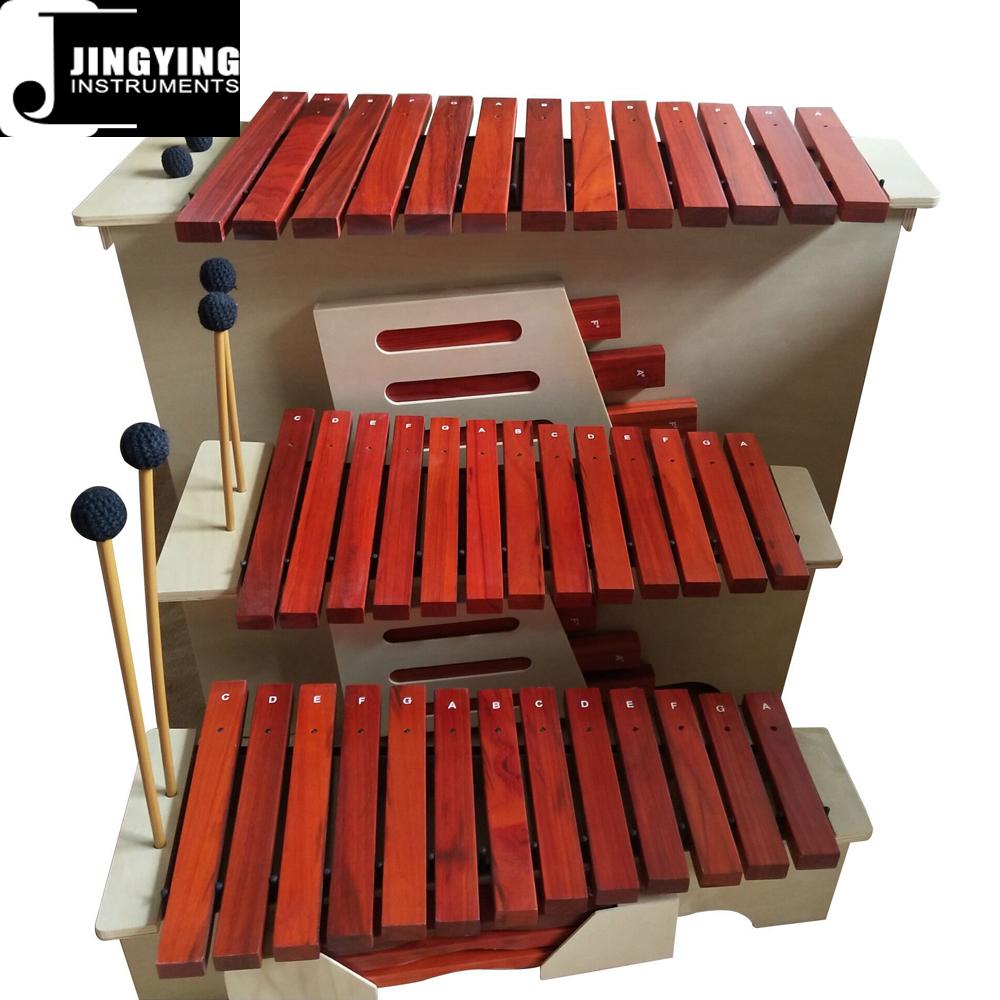 13 Tone Red Wood Box Body Soprano&Alto&Bass Xylophone - JYXSMQ-13T ...