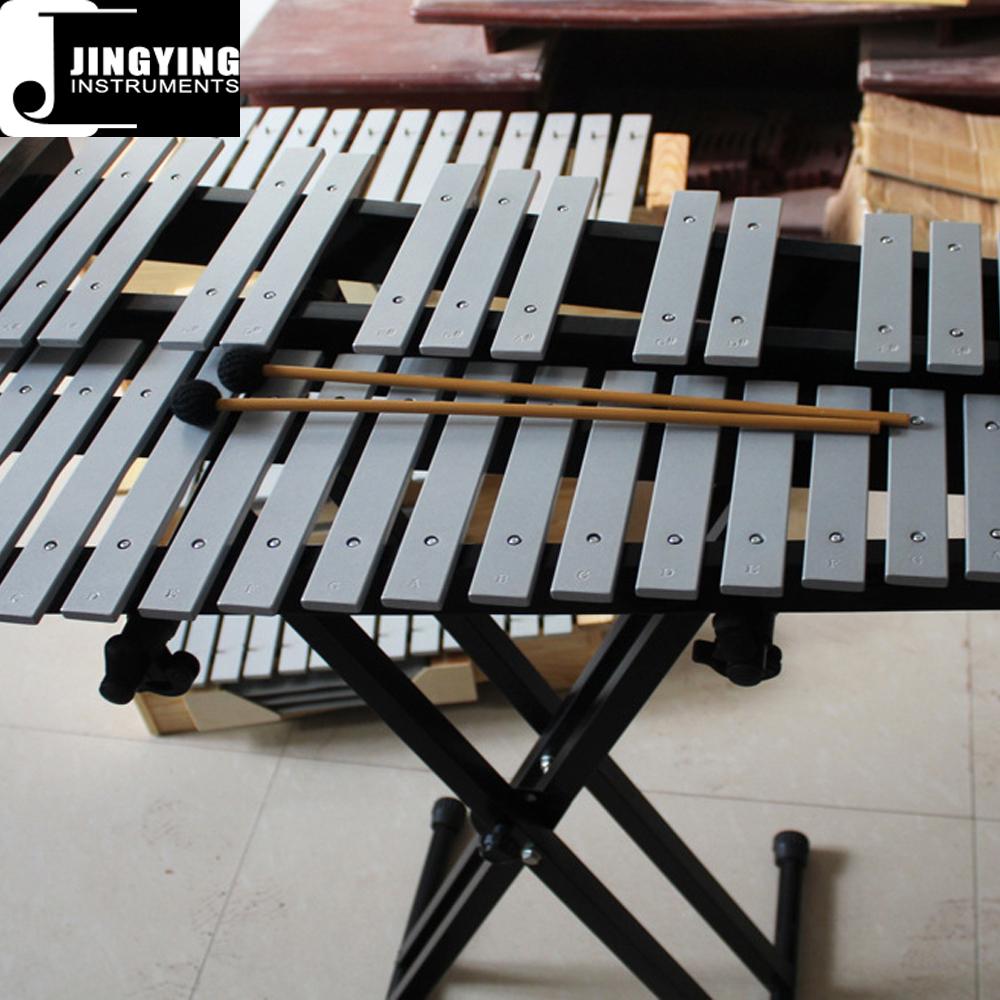 32 Tone Aluminum Metallophone with Stand - JYLBQ-32T-GJJZ - Custom ...