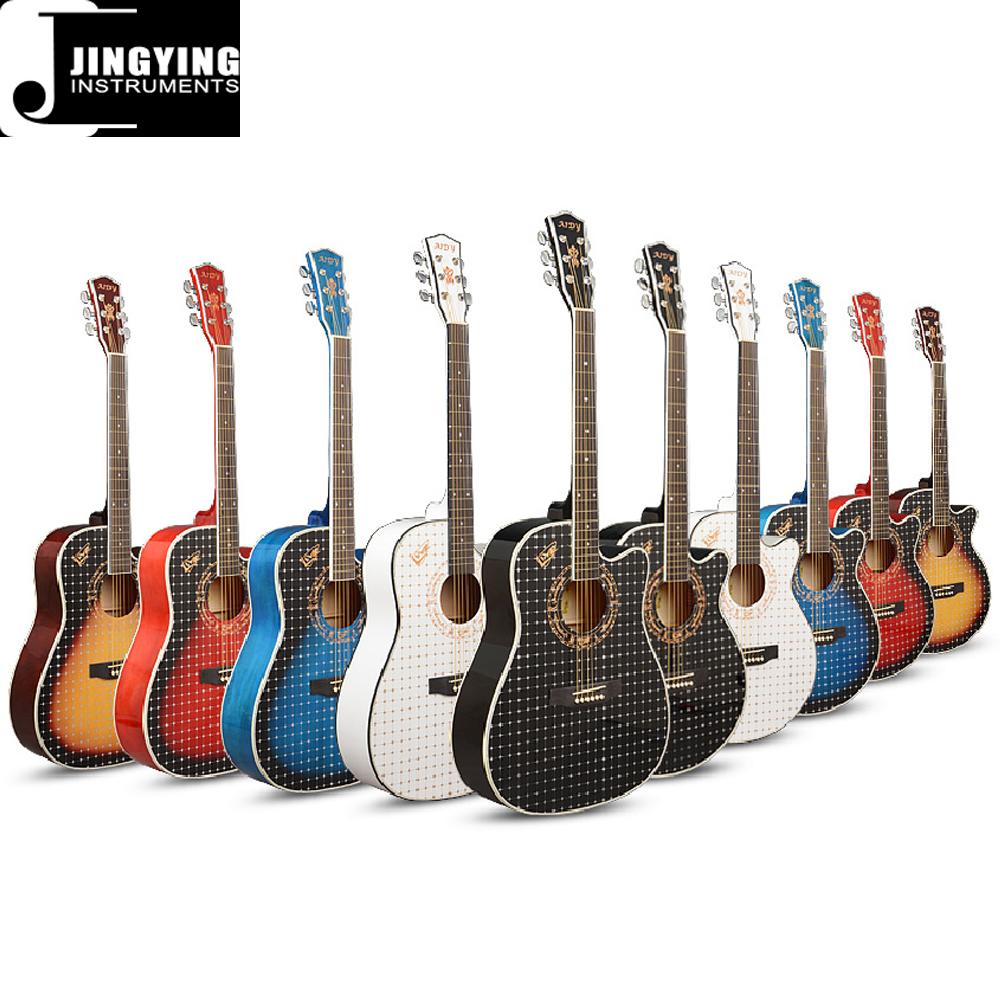 40 Inch Personality Grid Series Acoustic Guitars - AD415 - Custom ...