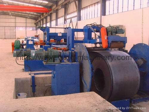 Light Pole Plate Cut to length line (China Manufacturer) - Machine Tool ...