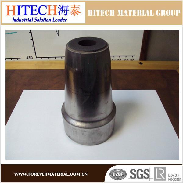 Hitech high alumina carbon refractory nozzle for ladle slide gate ...