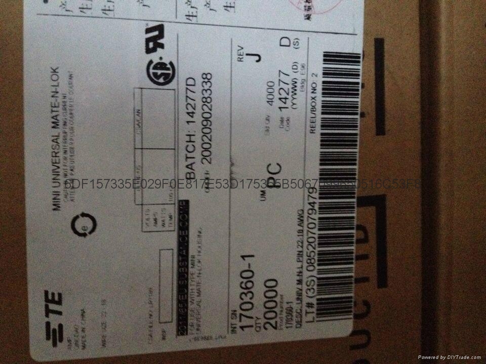 TE 連接器 172164-1 - 广东省 - 貿易商 - 產品目錄 - 深圳市鼎騰發電子有限公司
