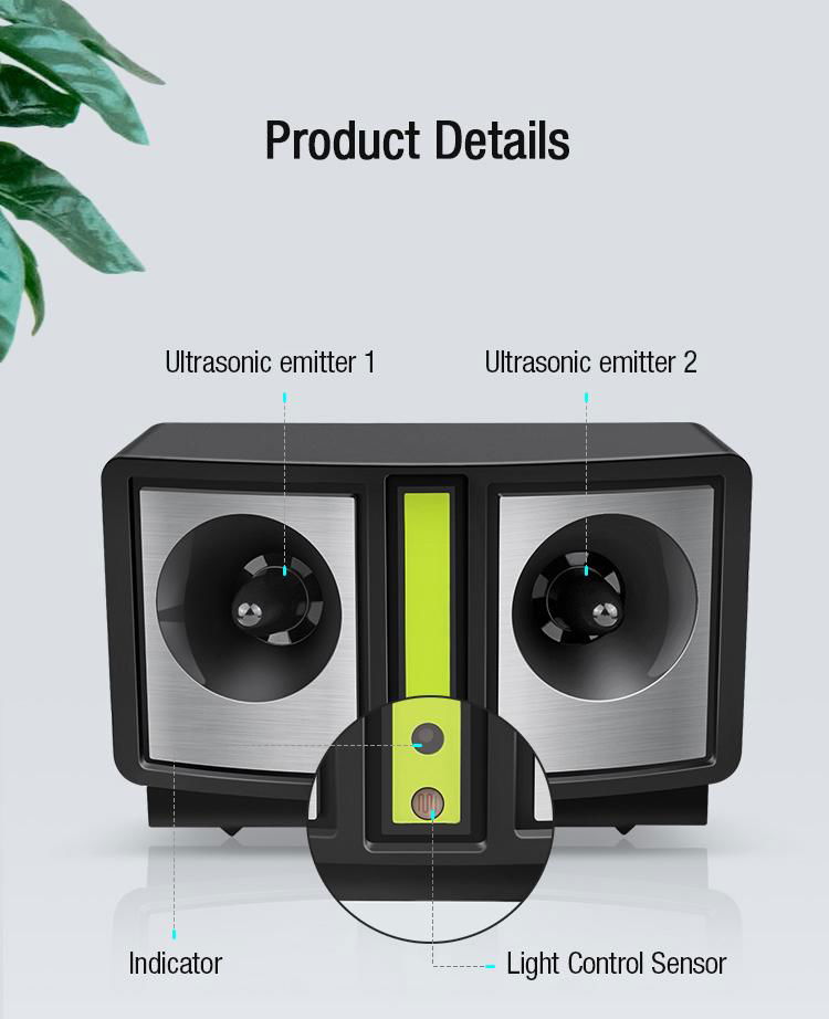 Portable Battery Powered Mosquito Bat Mouse Repeller deterrent - AN ...