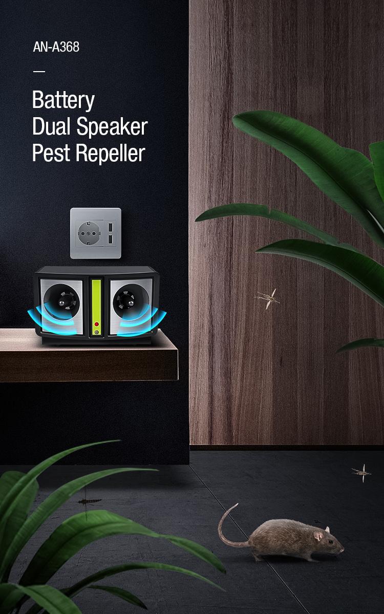 Portable Battery Powered Mosquito Bat Mouse Repeller deterrent - AN ...