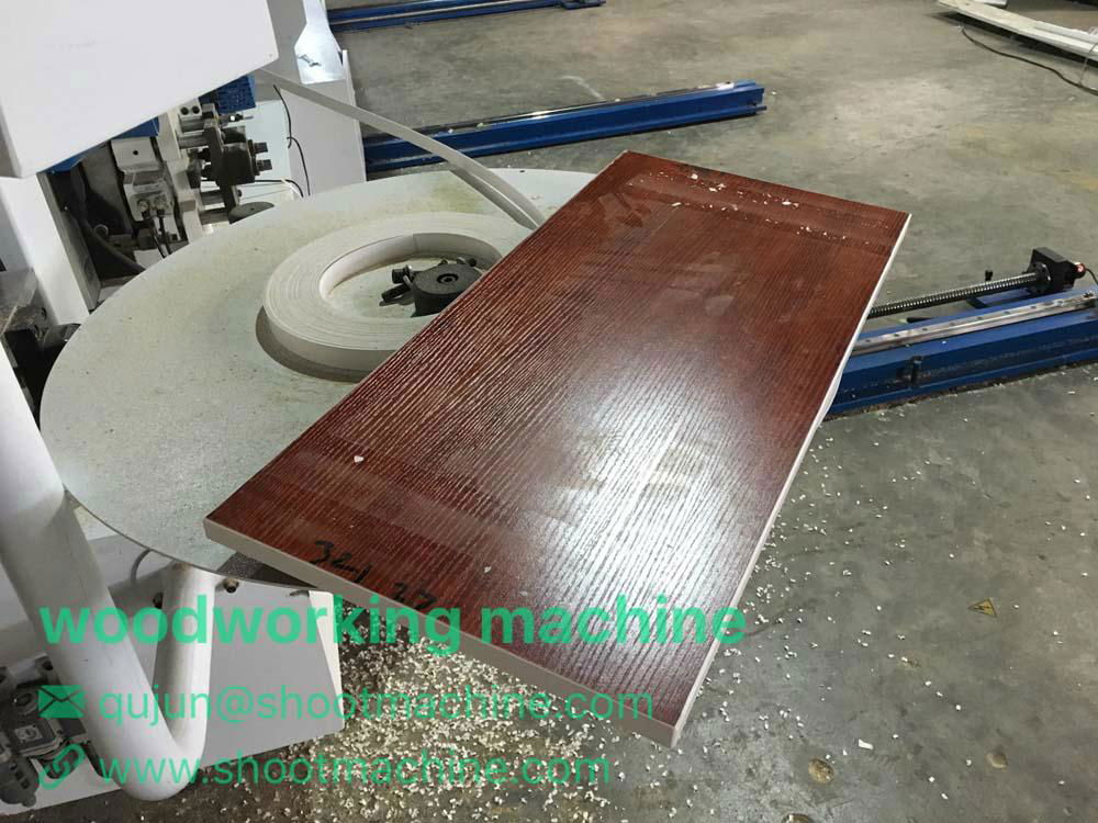 Automatic Woodworking Double Side Edge Bander Machine with double end ...