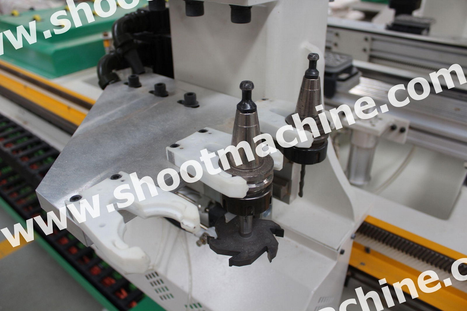 CNC Gate Lock Slotter And Hinge Machine with auto change cutter,SH220F ...