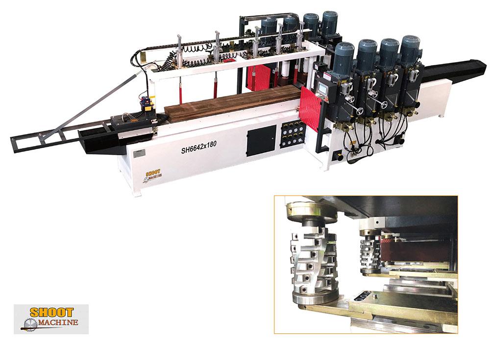 Double-sided Profiled Milling Machine With Milling head and Sander