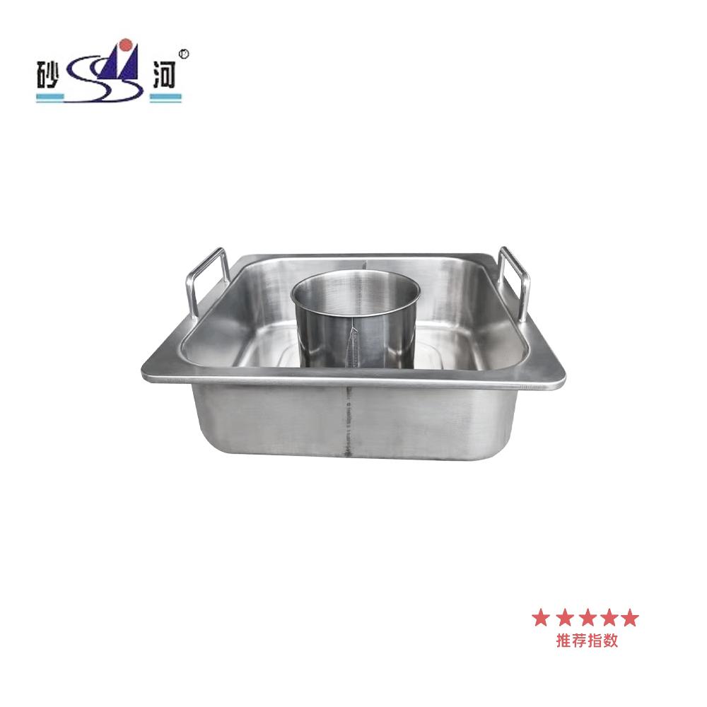 s/s cooking pan with hole Central pot & 2 partition Available Gas ...