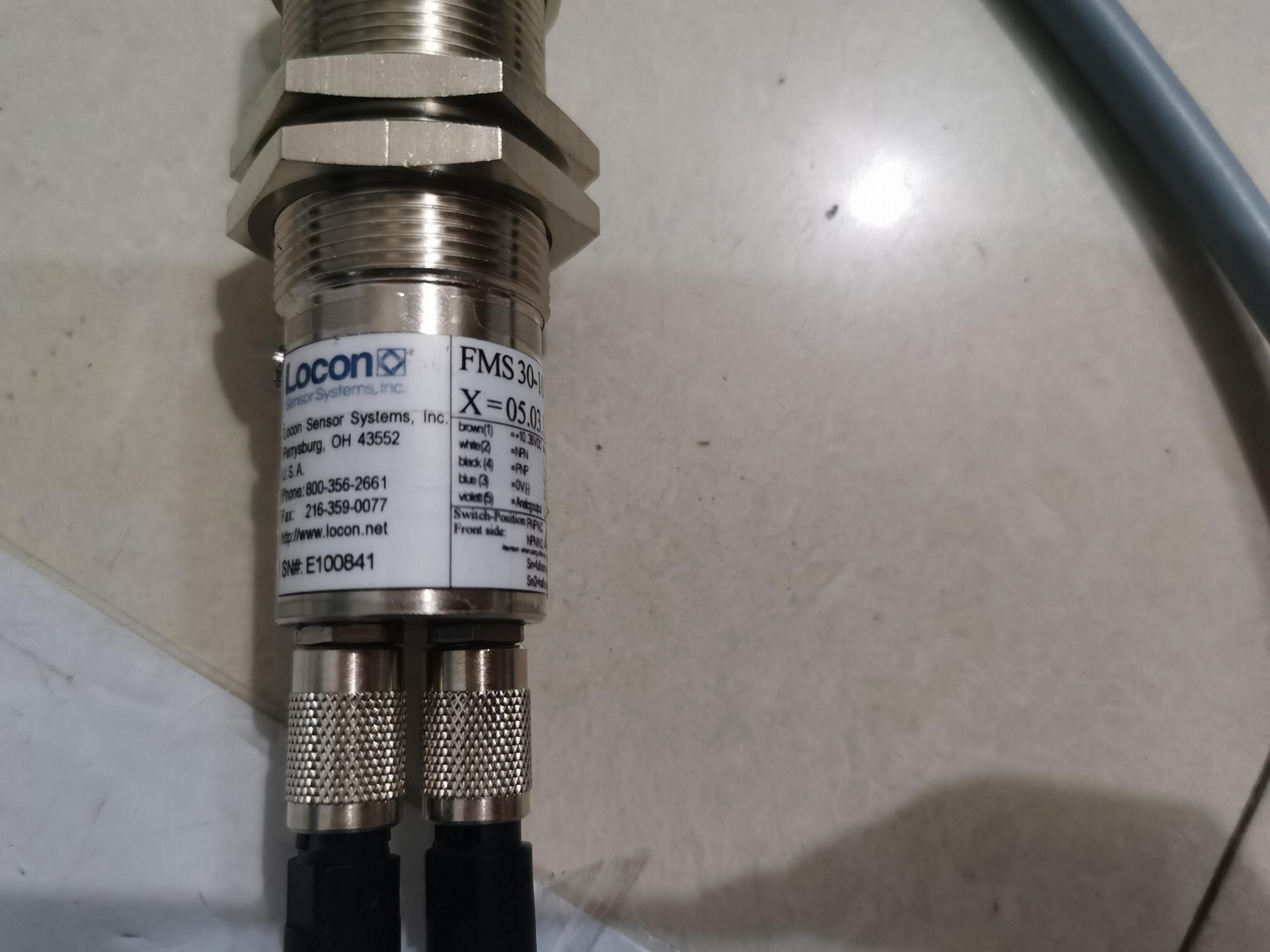 LOCON光電開關FMS30-10000-8AX-E X=05.03.1 - 上海市 - 貿易商 - 傳感器 - 上海航歐機電設備有限公司