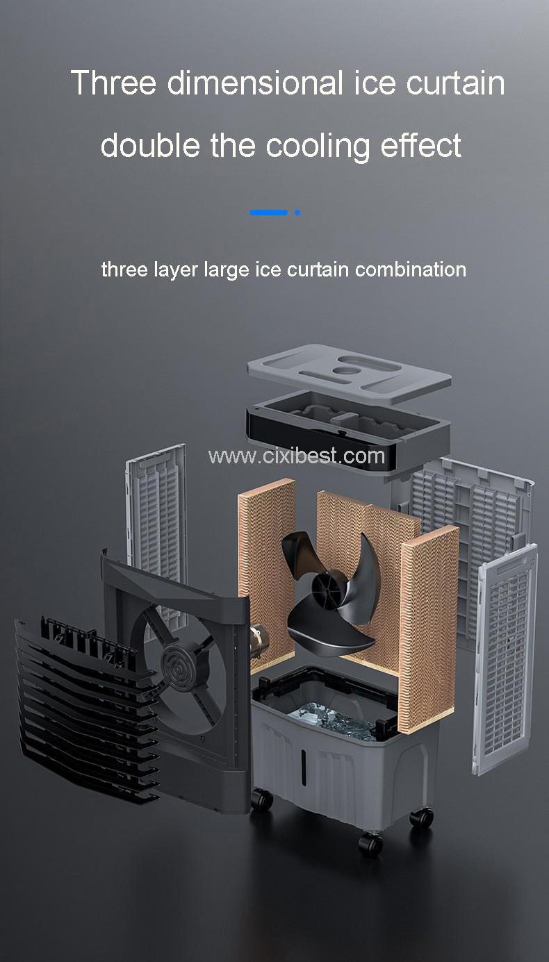 12V/24V Solar DC Air Cooler Cooling Fan GDS820DC - Best or OEM brand ...