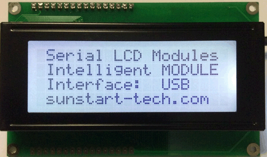 lcd2usb 2004 LCD USB LCD Display JQMUC2004B - Sunstart Tech (China Manufacturer) - Display ...