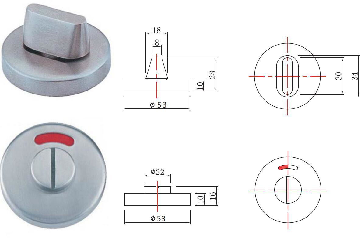 Indicator - China - Manufacturer - Thumb Turn Locks, Indicators - Door