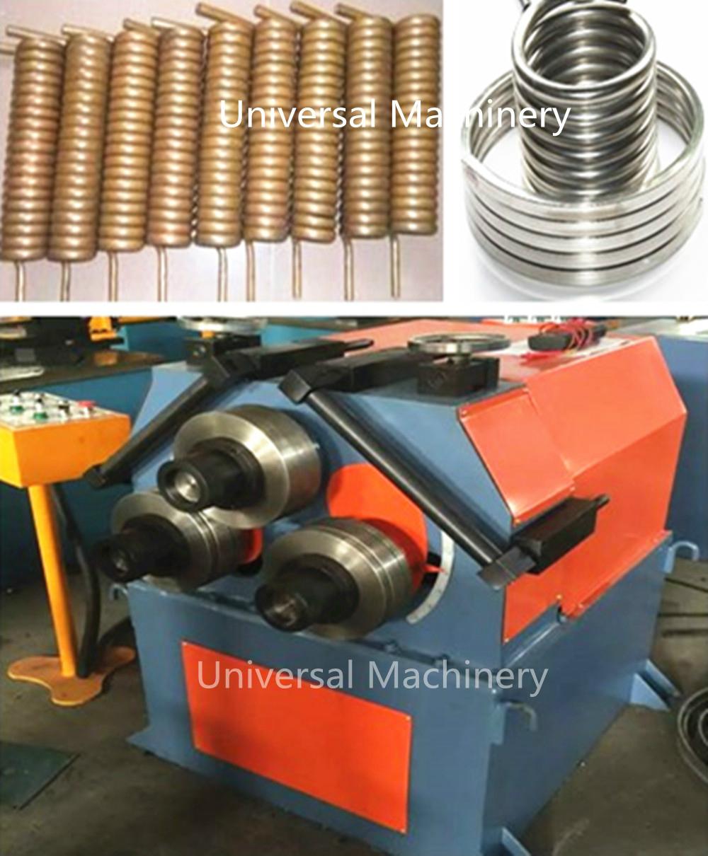 Pipe Rolling Bending Machine for circle/spring shape or big bending ...