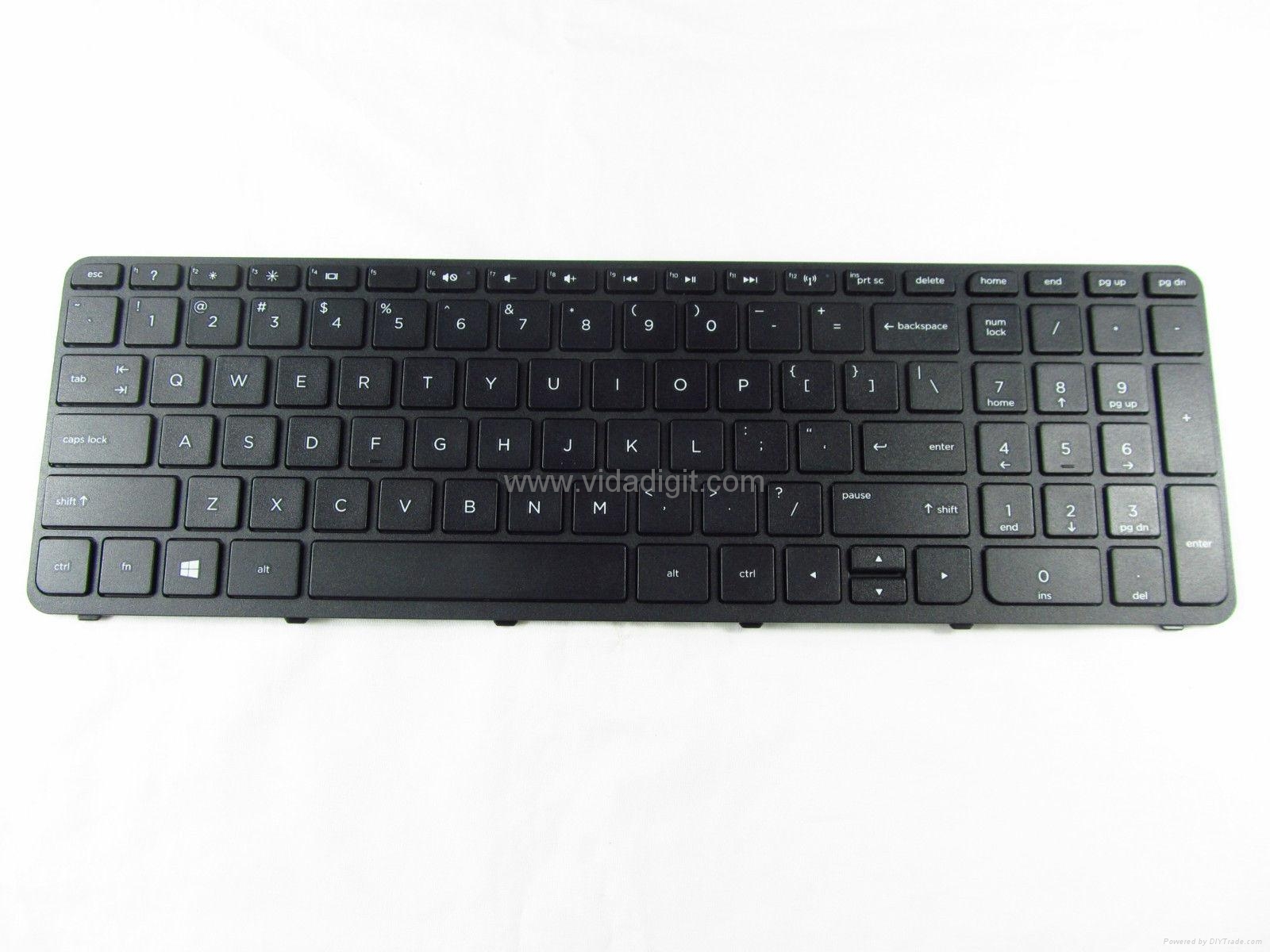 Laptop Keyboard HP 350 355 G1 G2 758027-001 Black US layout (China ...