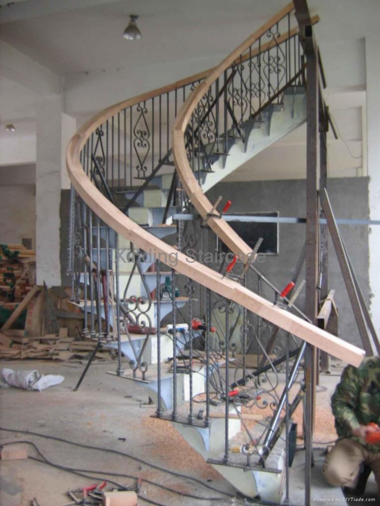 Wrought Iron Spiral Staircase - N25 - Mansion (China Manufacturer ...