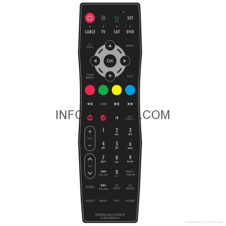 Hotel tv remote control replacement hospital amino iptv - LPI-W053 ...