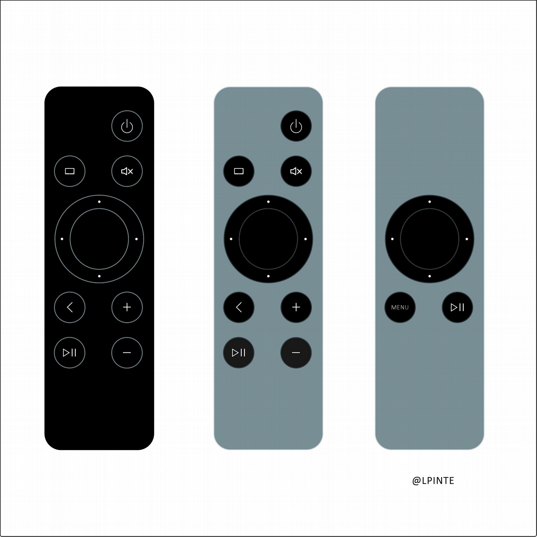 aluminum remote-controller metal remote control A13 aluminous - Europe