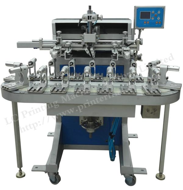 Flat And Round Conveyor Belt Screen Printing Machine with 16 Stations ...