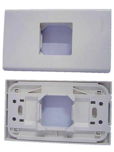 75NSeries 1 gang Common Panels & Frames - WFN-1-W - WONPRO (China ...