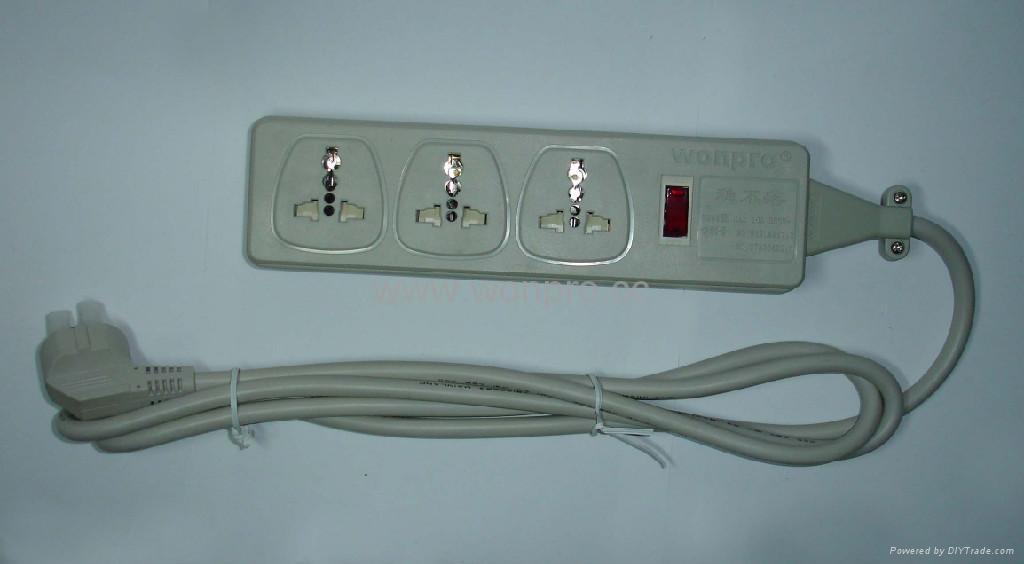 6 gang Universal socket extension power cord - WES4-D105 - Wonpro ...