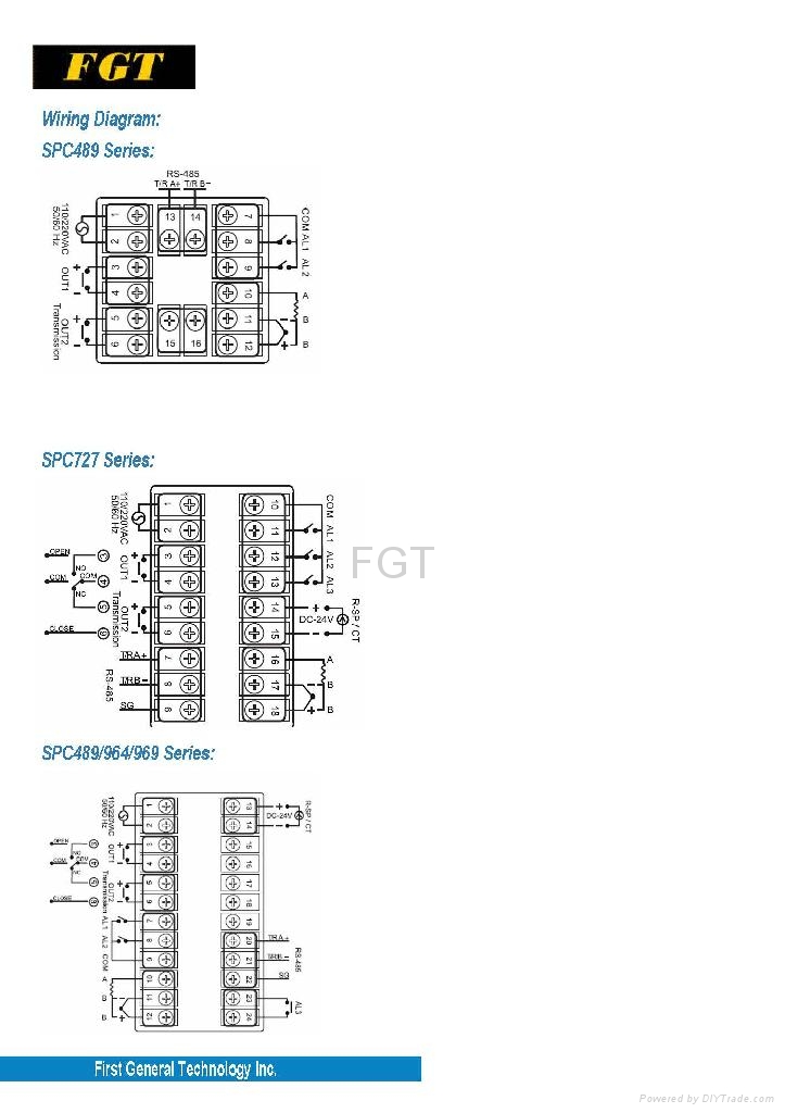 SPC PID Temperature Controller - SPC484 - FGT (Taiwan Manufacturer ...