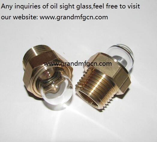 Domed shape oil sight glass 1/2" NPT for radiator system - Grand (China ...
